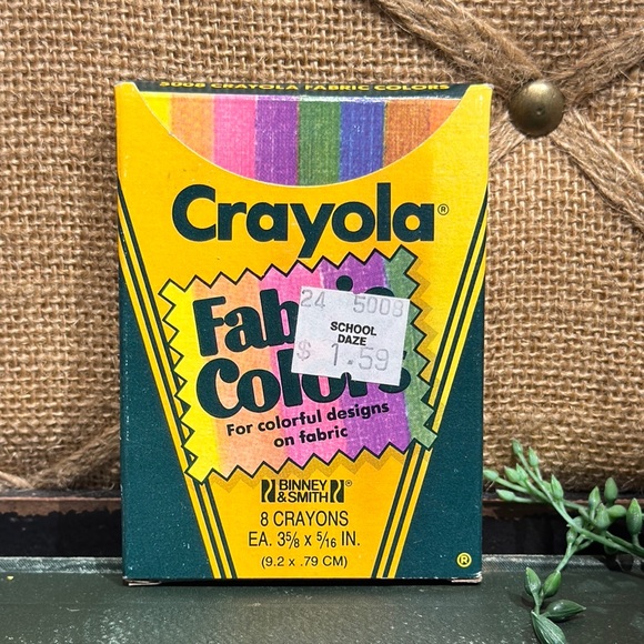 Crayola | Office | Vintage Crayola Fabric Crayons | Poshmark
